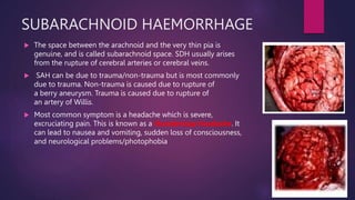 INTRACRANIAL HEMORRHAGE powerpoint presentation | PPTX