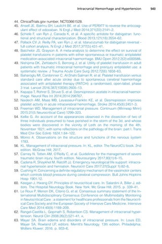 Intracranial hemorrhage and intracranial hypertension | PDF