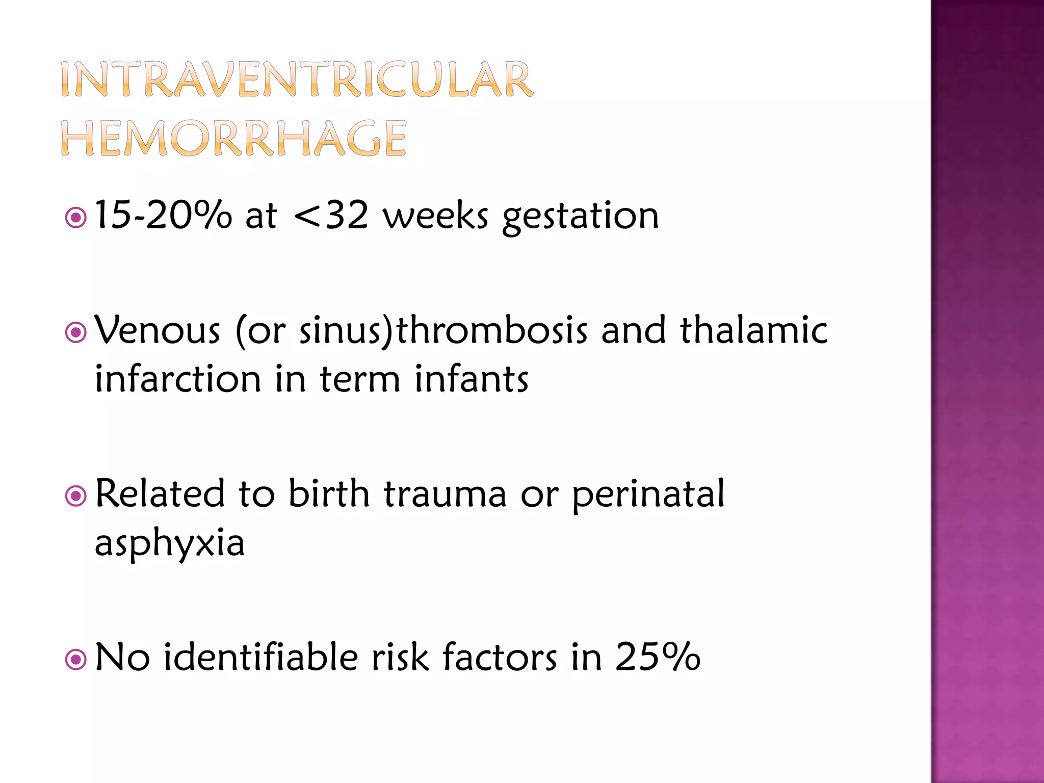 Intracranial hemorrhage newborn | PPTX