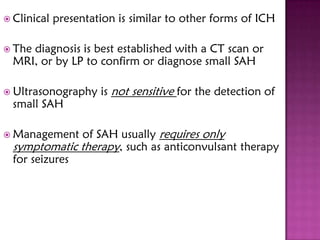 Intracranial hemorrhage newborn | PPTX