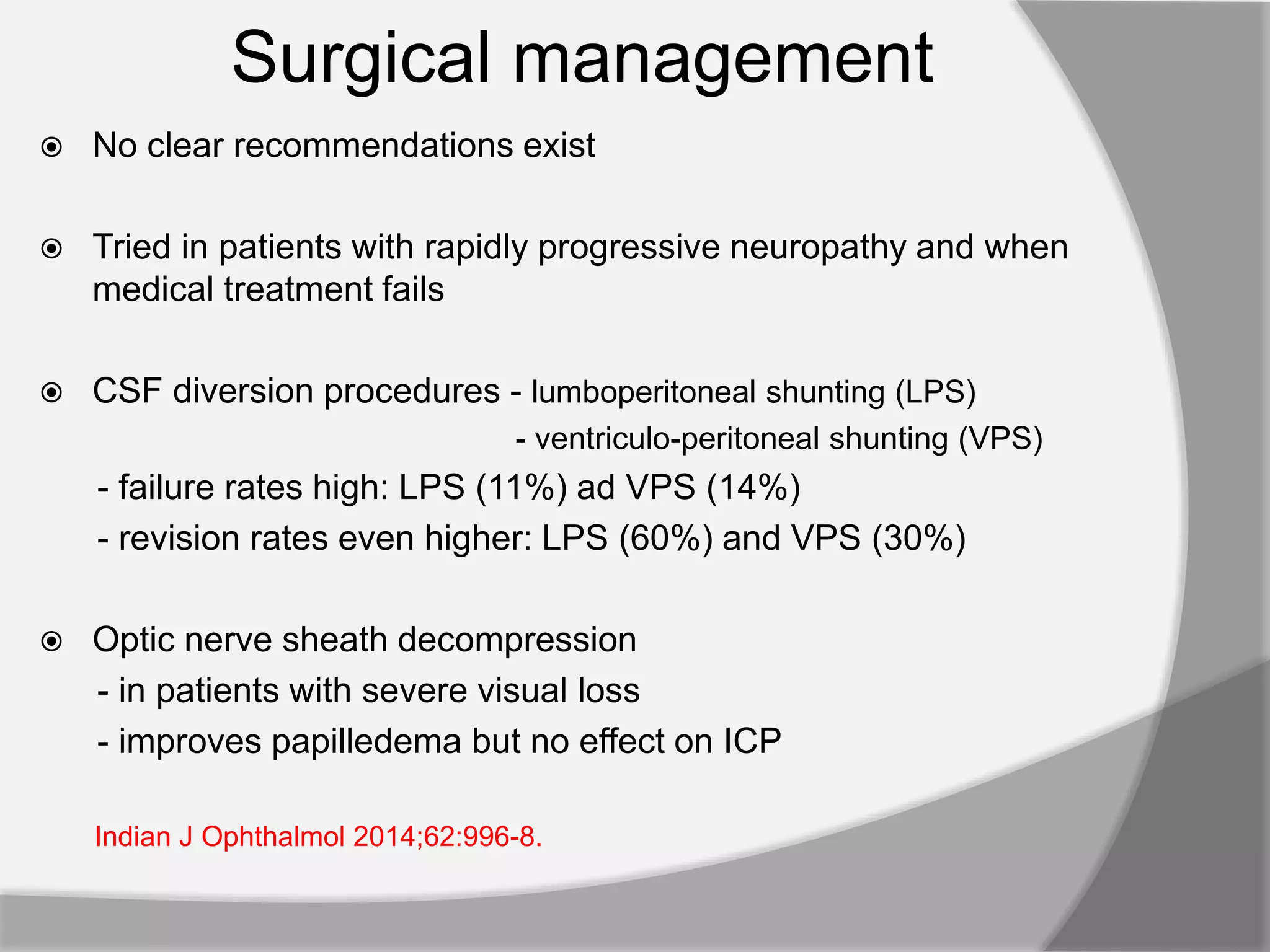 Intracranial hypertension | PPTX