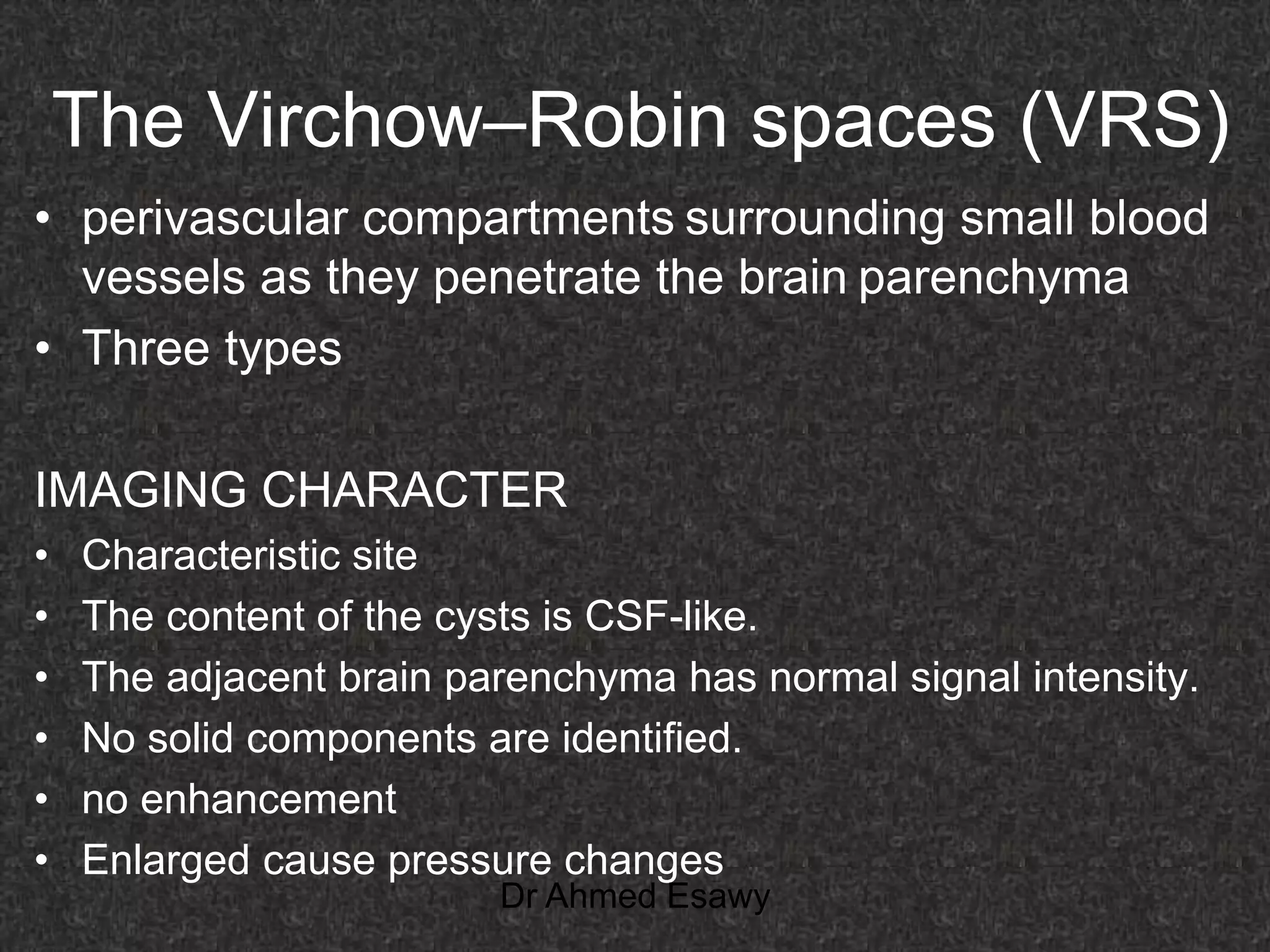 Intracranial non neoplastic cystic lesion Dr Ahmed Esawy CT MRI part 5 ...