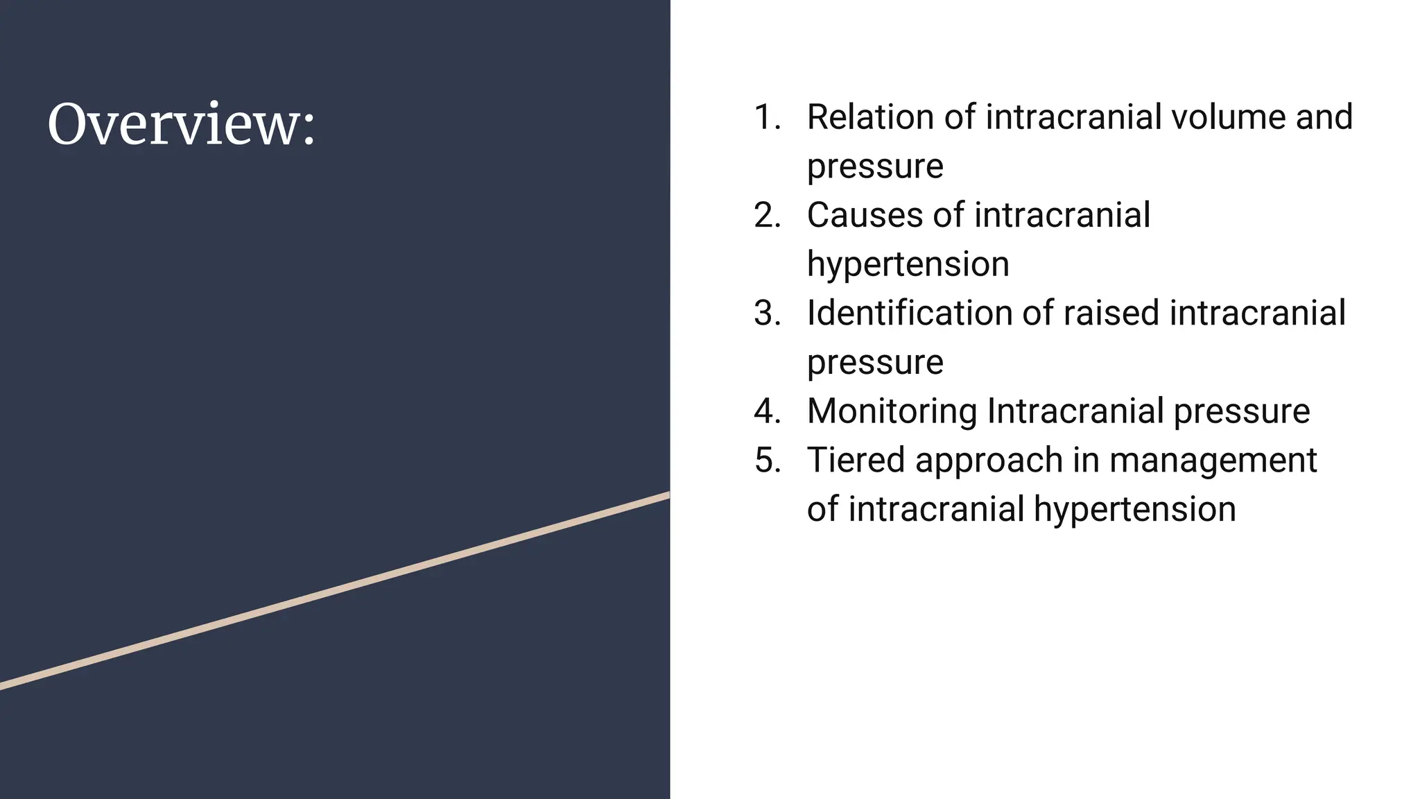 INTRACRANIAL PRESSURE- pathogenesis and management | PPTX