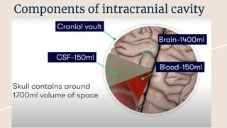 INTRACRANIAL PRESSURE- pathogenesis and management | PPTX