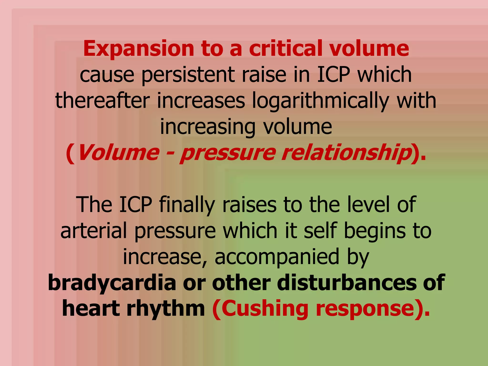 Intracranial pressure 2015 | PPTX