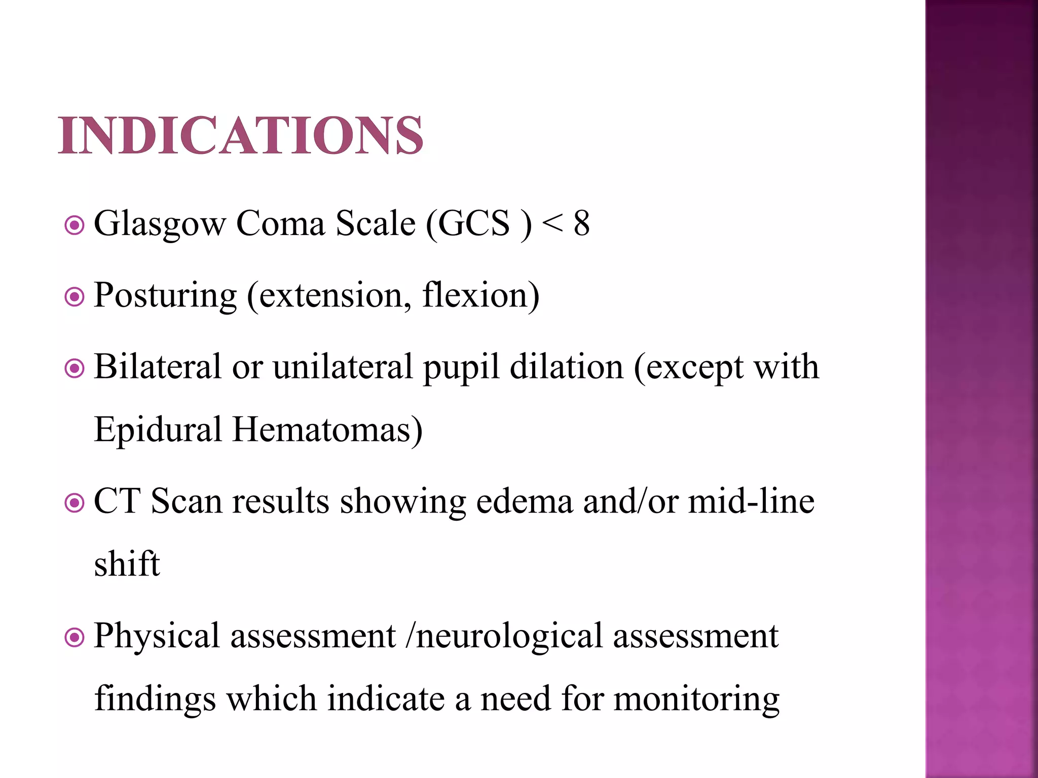 Intracranial pressure measurement | PPTX