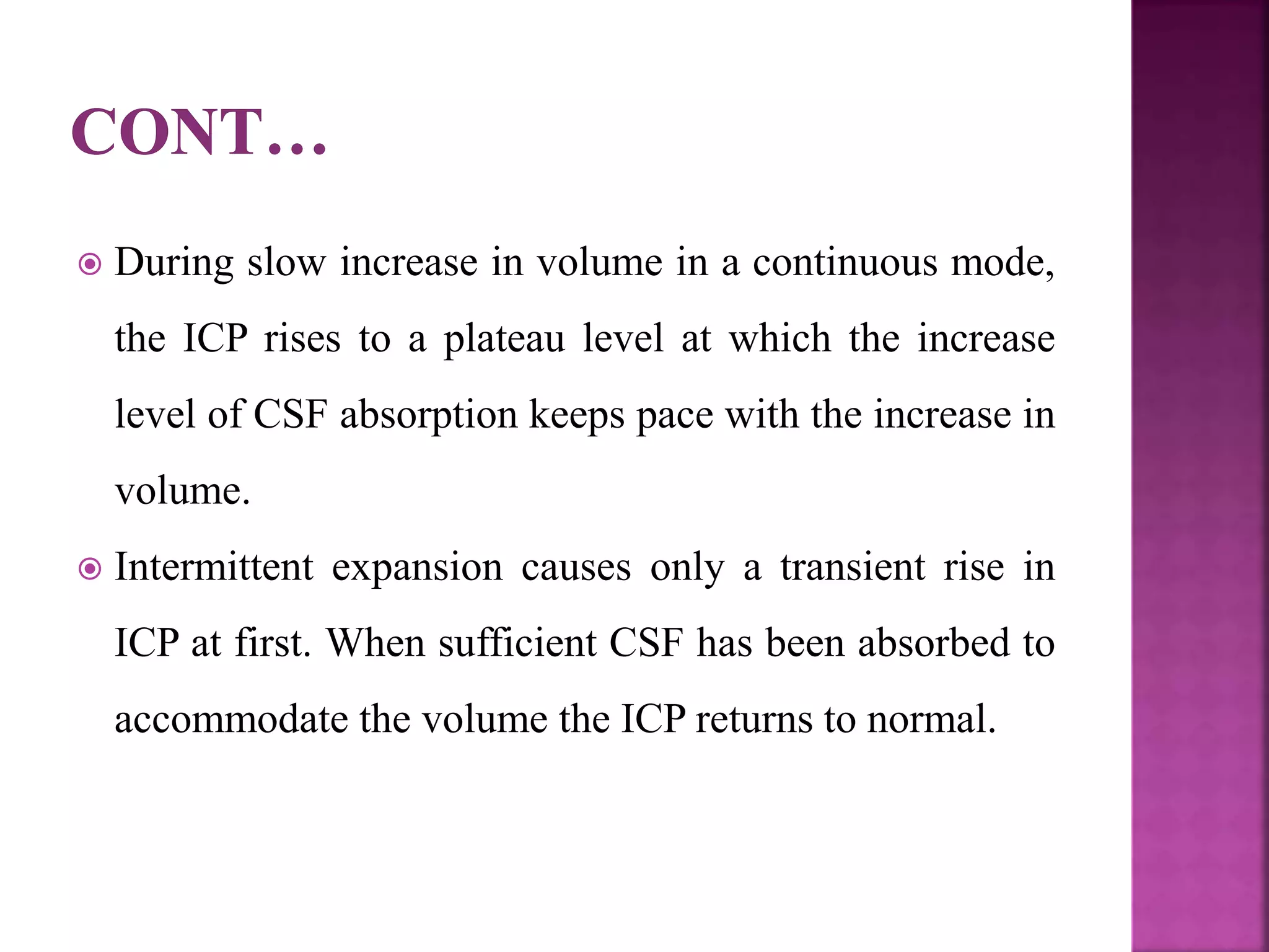 Intracranial pressure measurement | PPTX