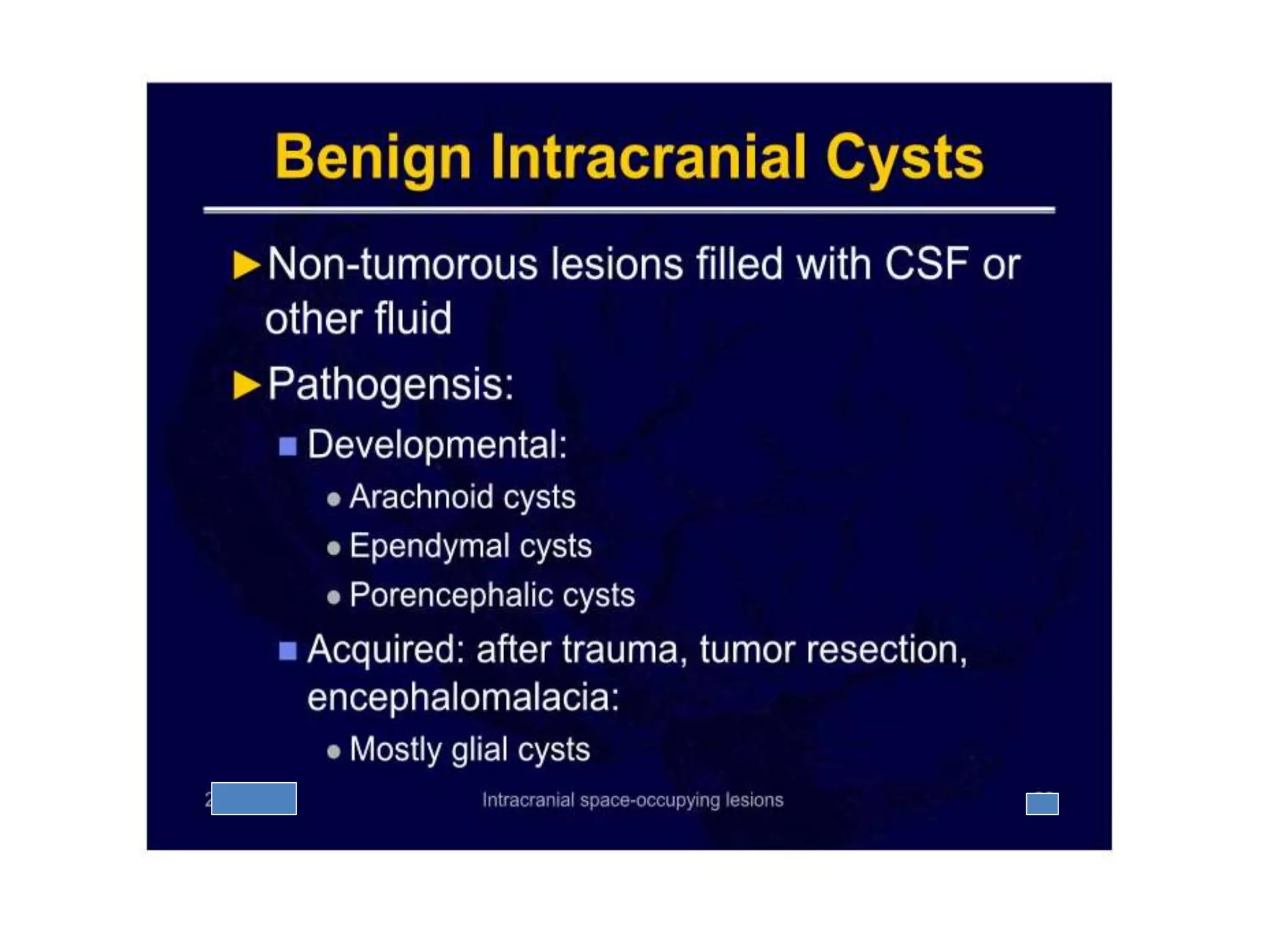 Intracranial space occupying lesions | PPTX