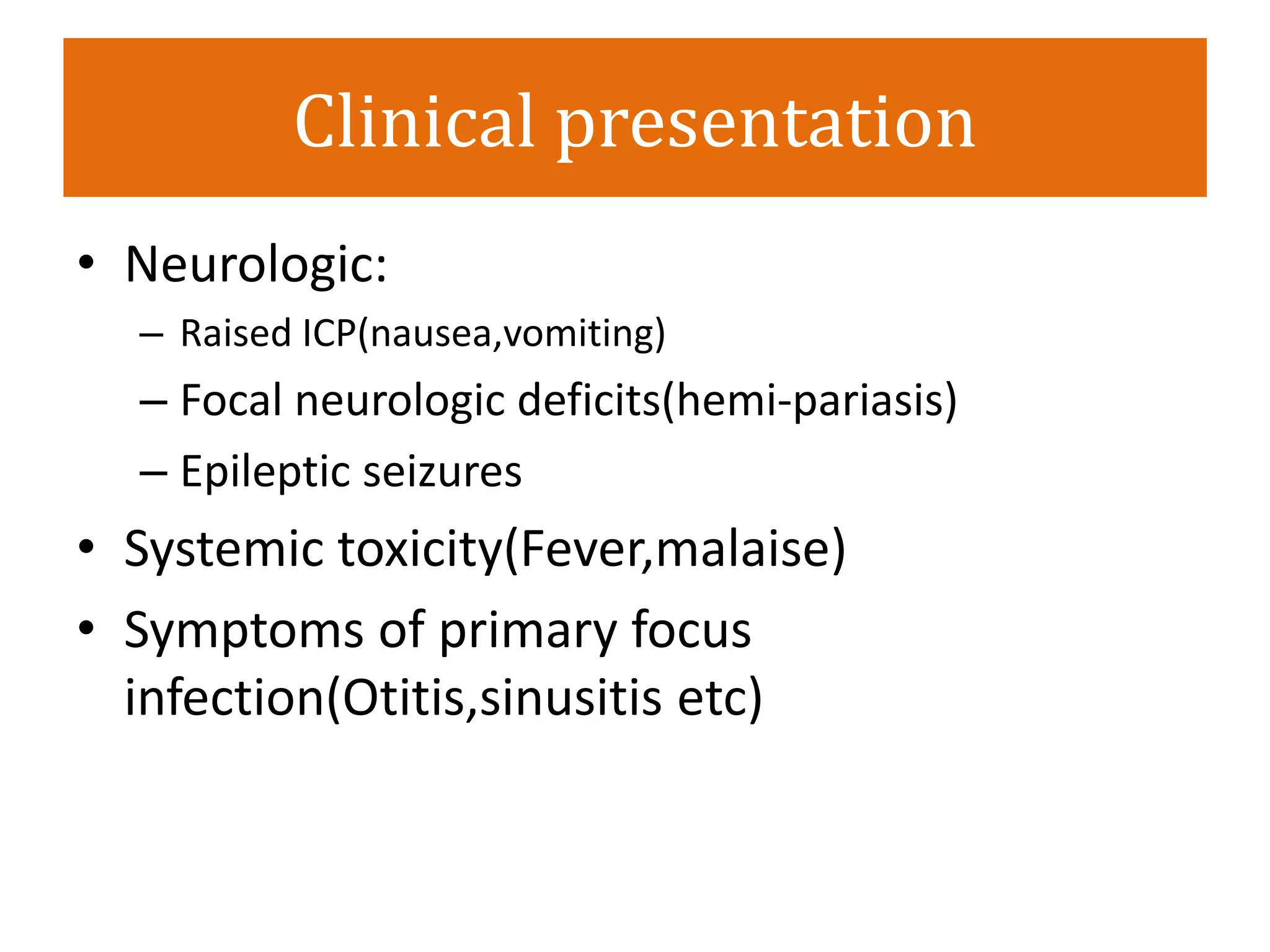 Intracranial space occupying lesions | PPTX