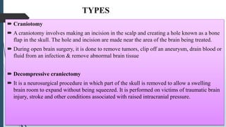 Intracranial surgery | PPTX