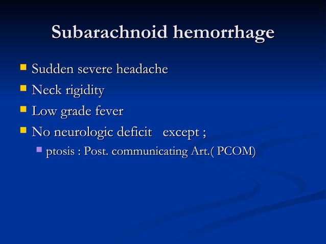 Intracranial vascular disease | PPT | Blood Disorders | Diseases and ...