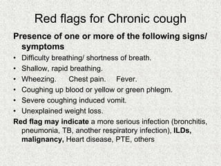 Intractable and Refractory Cough | Jindal Chest Clinic | PPT