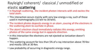 Interaction of radiation with matter | PPTX