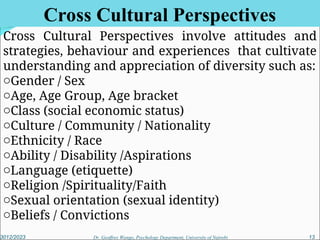 Intra Cultural Sensitivity and Effective Communication at the Workplace ...