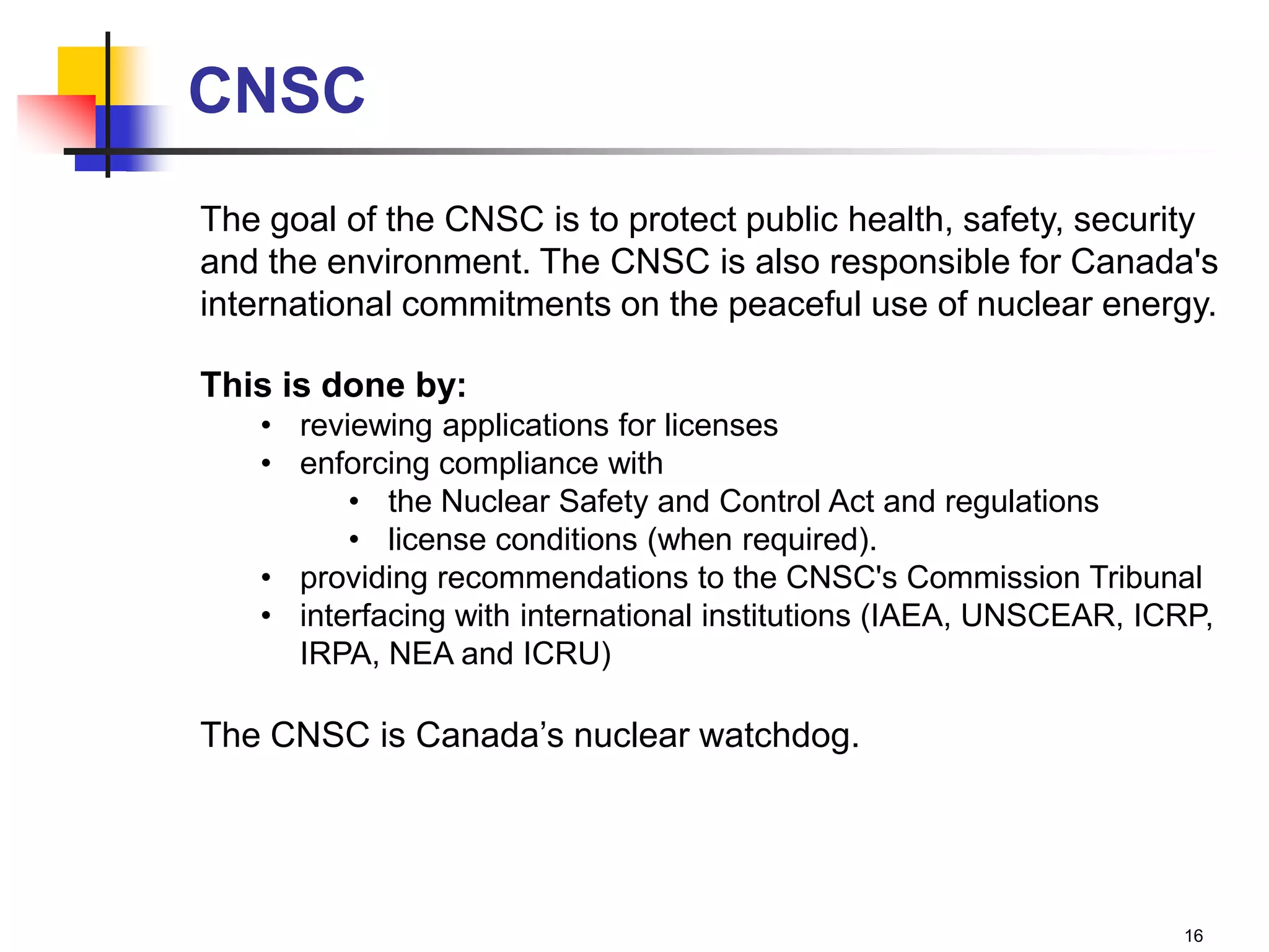 International Radiation Agencies | PPTX