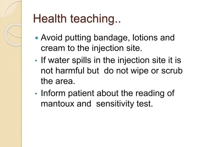 Intradermal injection- Introduction, procedure,complications | PPTX