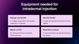 INTRADERMAL Injection By Akanksha^JPrearna^.pptx