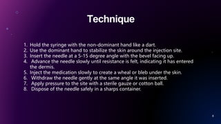 INTRADERMAL Injection By Akanksha^JPrearna^.pptx