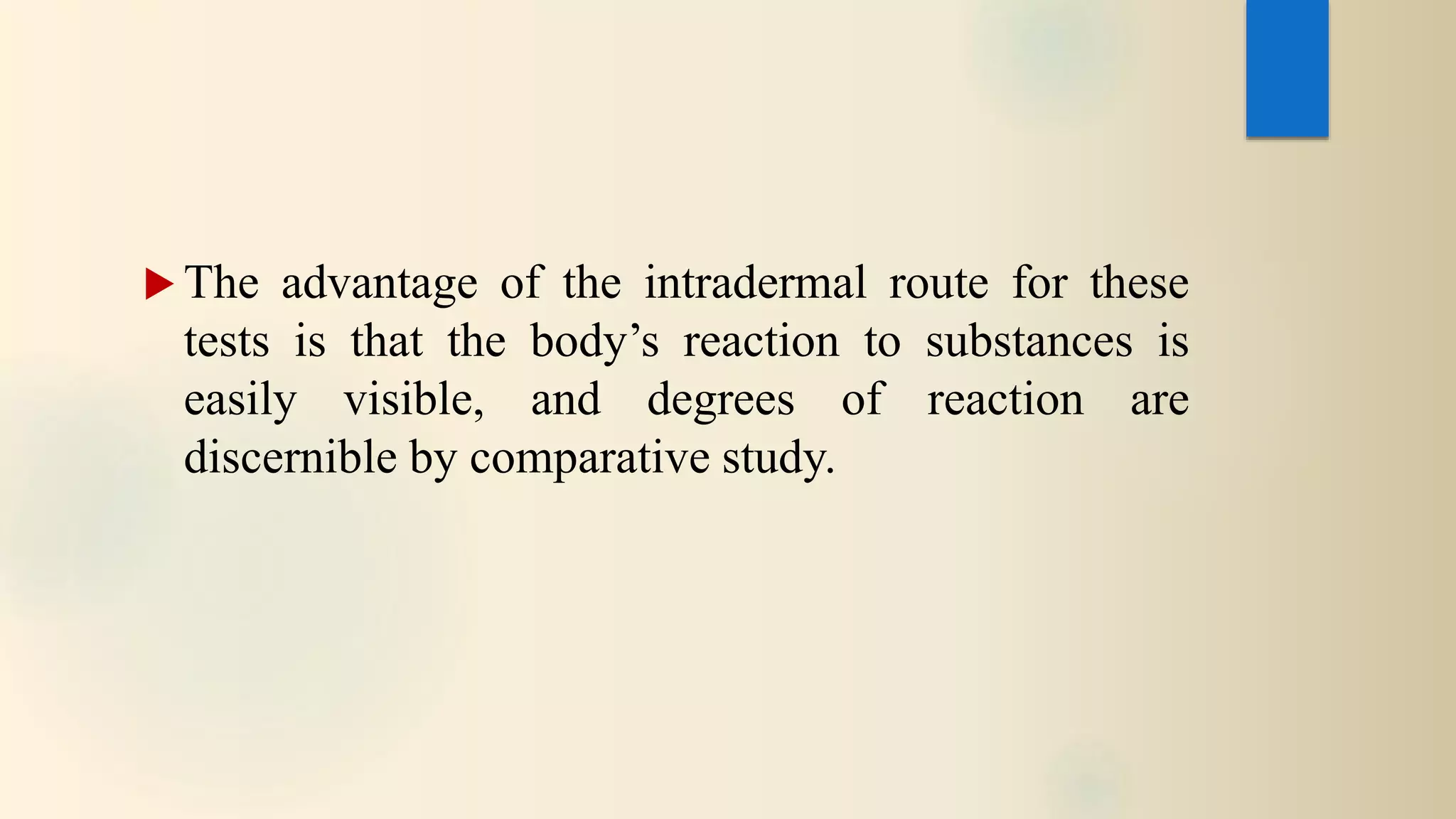 Intradermal injections | PPTX