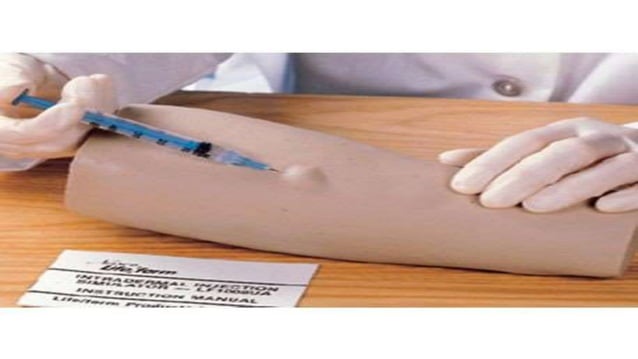 Intradermal injections | PPTX | Skin and Dermatology | Diseases and ...