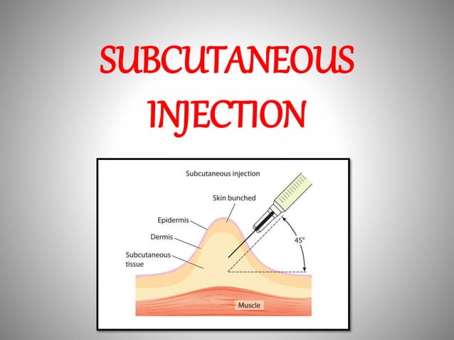 Intradermal & Subcutaneous Injection.pptx