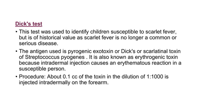 intradermal tests.pptx | Skin and Dermatology | Diseases and Conditions