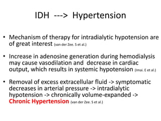 Intradialytic hypotension (idh) | PPTX
