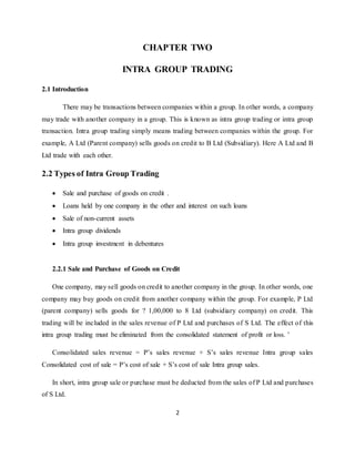 Intra group trading | PDF