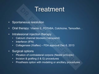Intralesional treatment in Peyronie's Disease | PPT