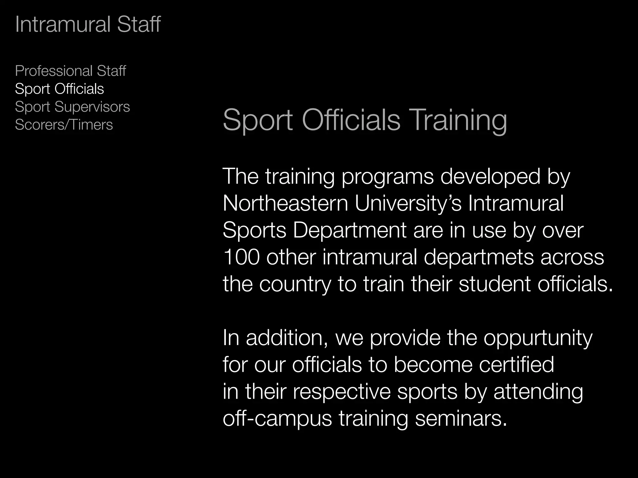 Intramural Referees | PDF