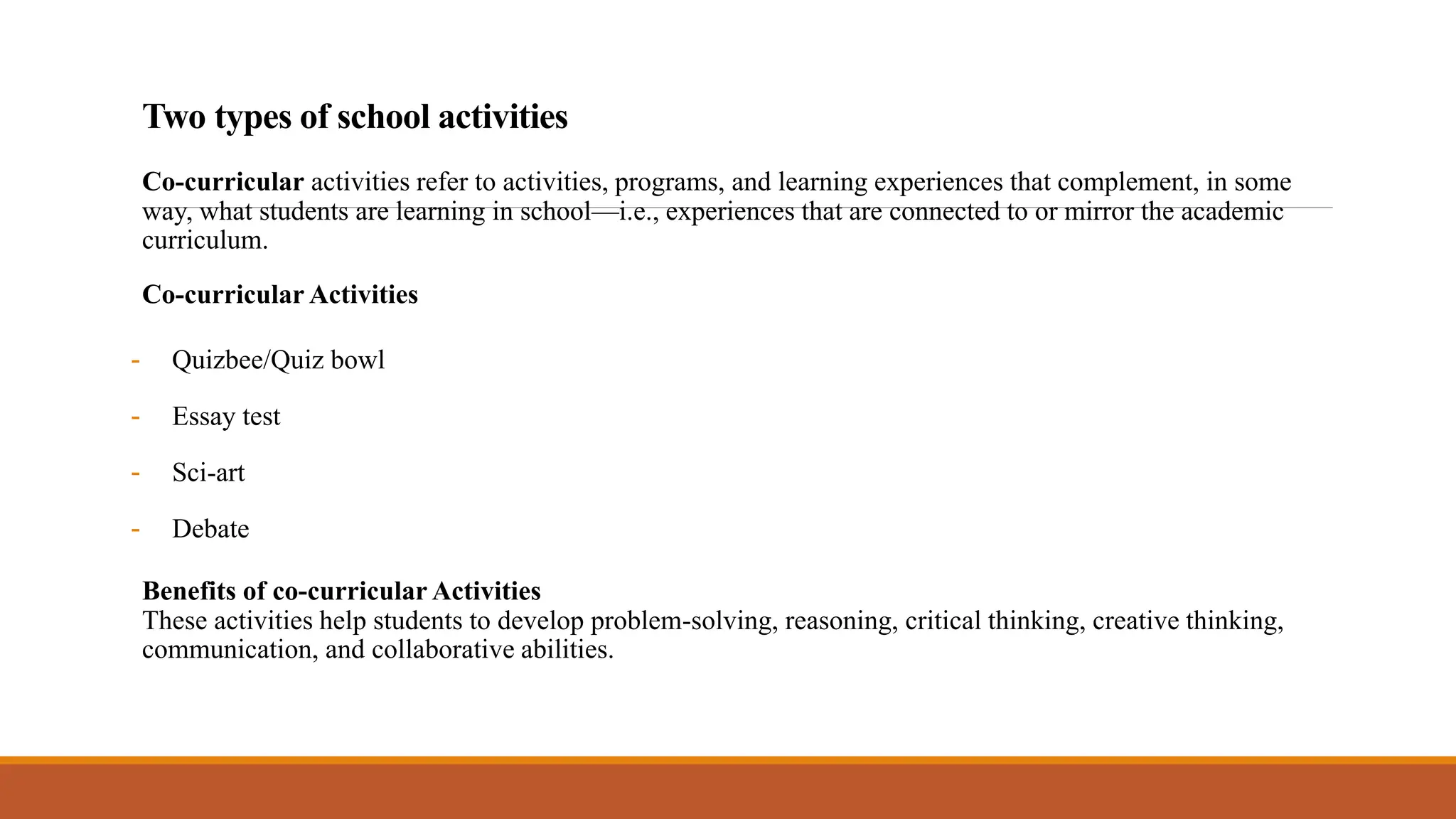 iNTRAMURAL pROGRAM.presentation for activities.... | PPTX