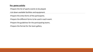 iNTRAMURAL pROGRAM.presentation for activities.... | PPTX