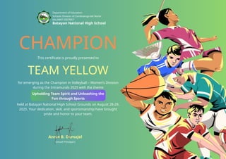 Intramurals Certificate Red and Orange Illustrative and Gradient Style.pptx
