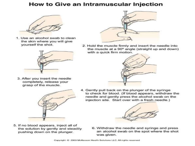 INTRAMUSCULAR INJECTION.pptx | Physical Therapy | Wellness