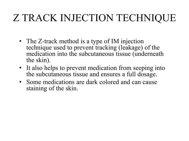 INTRAMUSCULAR INJECTION.pptx | Physical Therapy | Wellness
