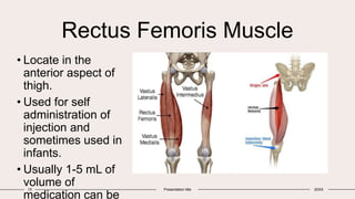 INTRAMUSCULAR INJECTION.pptx | Death, Injury, or Military Conflict ...