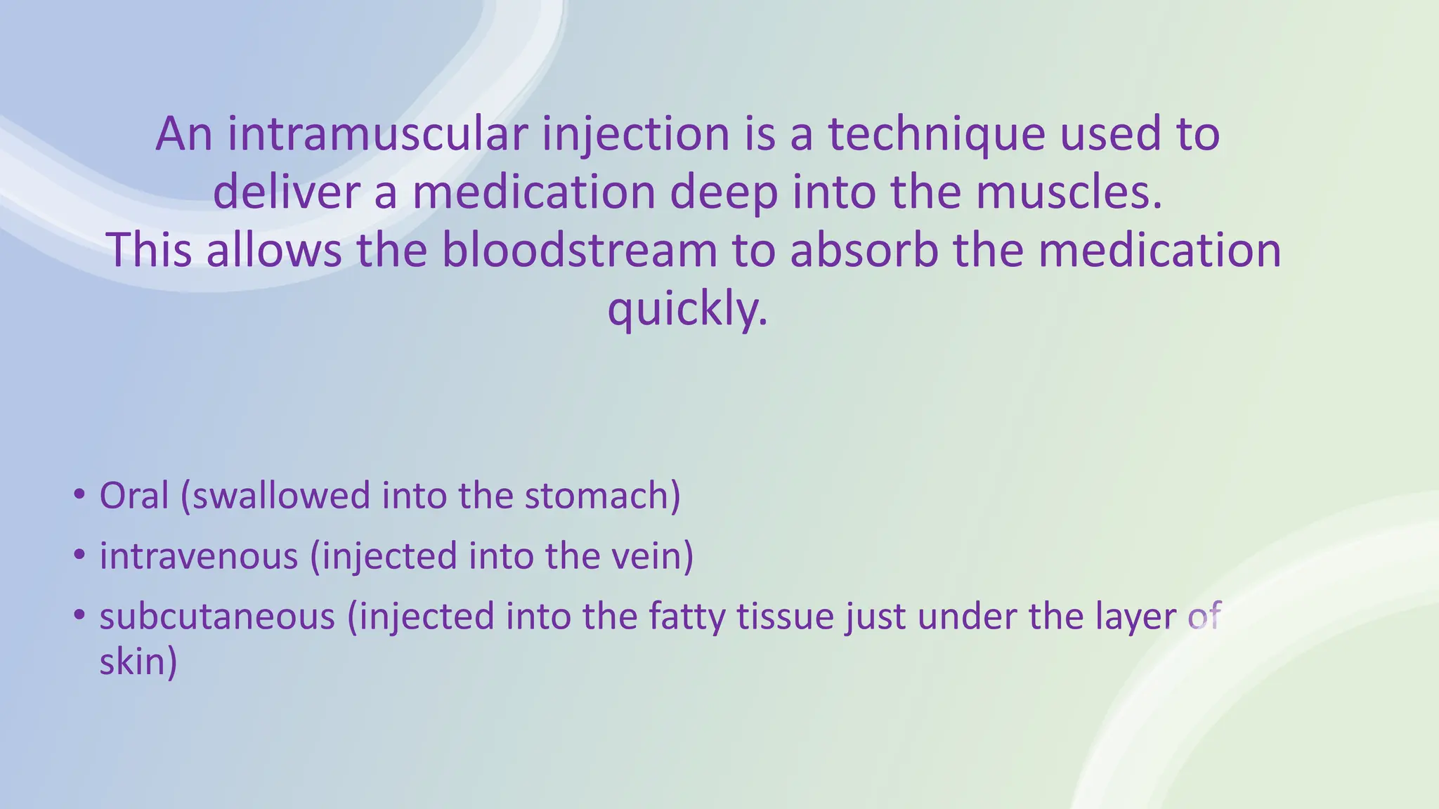 INTRA MUSCULAR INJECTION how to give the | PPTX