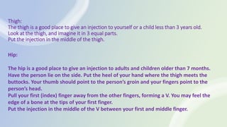 INTRA MUSCULAR INJECTION how to give the | PPTX