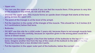 INTRA MUSCULAR INJECTION how to give the | PPTX