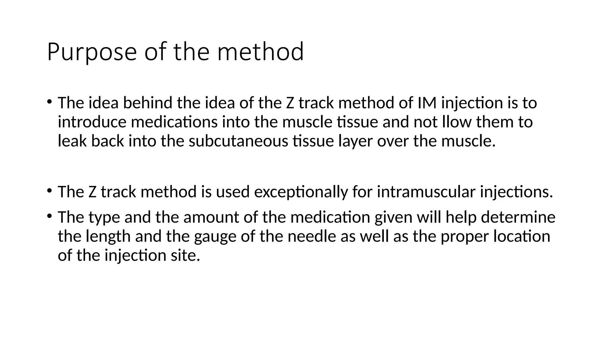DRUG ADMINISTRATION, INTRAMUSCULAR INJECTION | PPTX