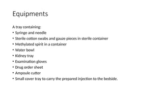 DRUG ADMINISTRATION, INTRAMUSCULAR INJECTION | PPTX