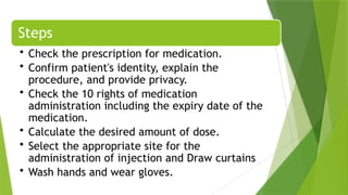 intramuscular injection type of injection | PPTX