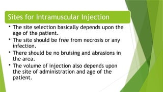 intramuscular injection type of injection | PPTX
