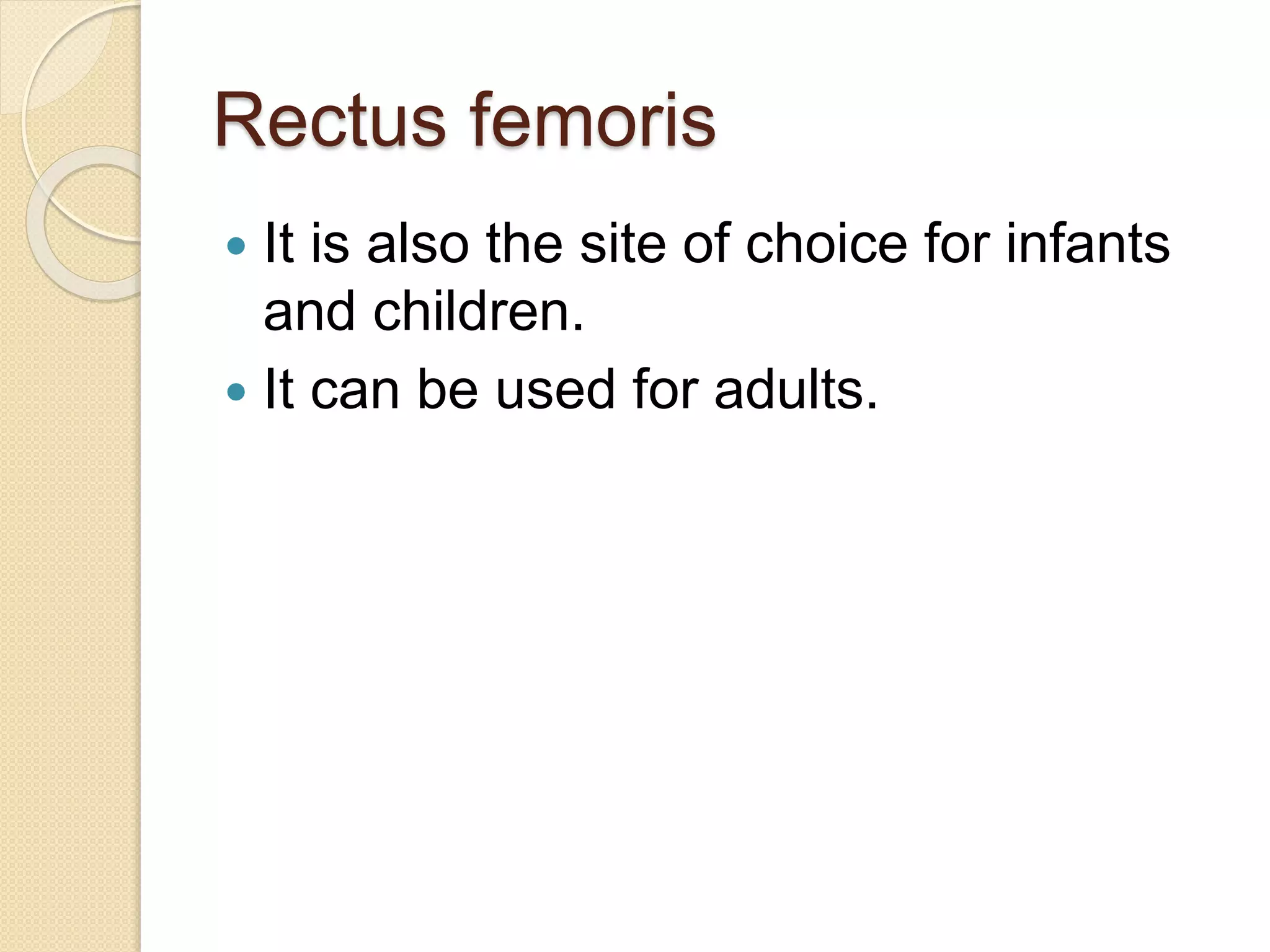 Intramuscular Injection -common sites, procedure, complications | PPTX