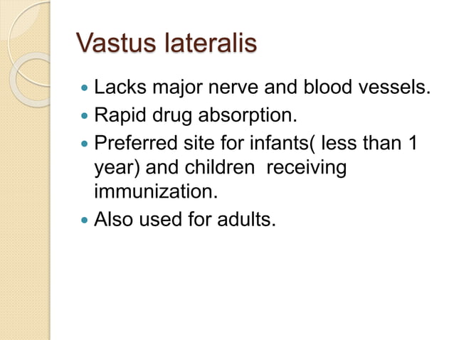 Intramuscular Injection -common sites, procedure, complications | PPTX