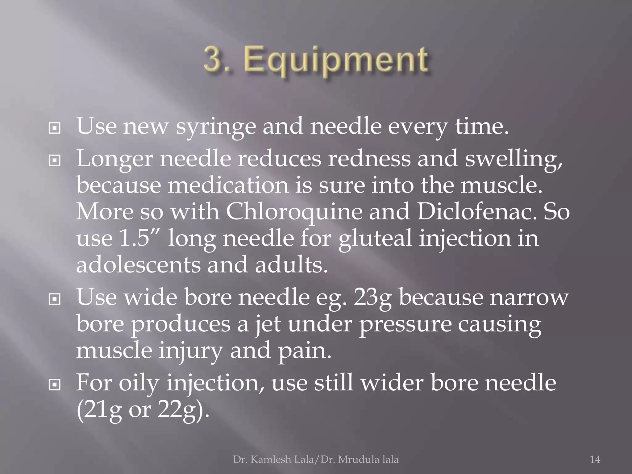 Intramuscular injection pain ppt | PPTX | Physical Therapy | Wellness