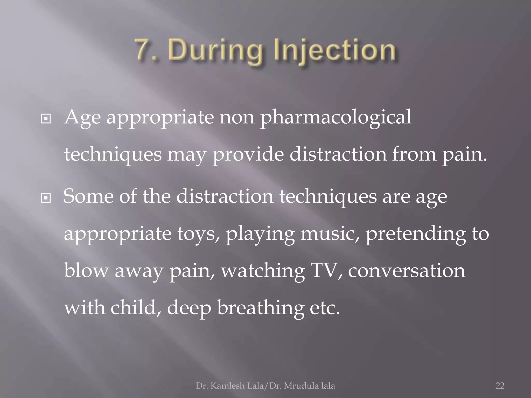 Intramuscular injection pain ppt | PPTX | Physical Therapy | Wellness
