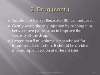 Intramuscular injection pain ppt | PPTX | Physical Therapy | Wellness