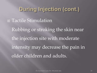 Intramuscular injection pain ppt | PPTX | Physical Therapy | Wellness