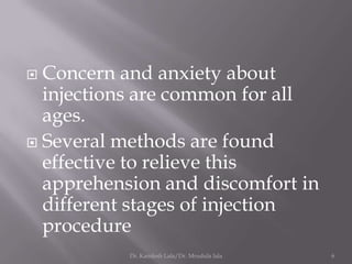 Intramuscular injection pain ppt | PPTX | Physical Therapy | Wellness